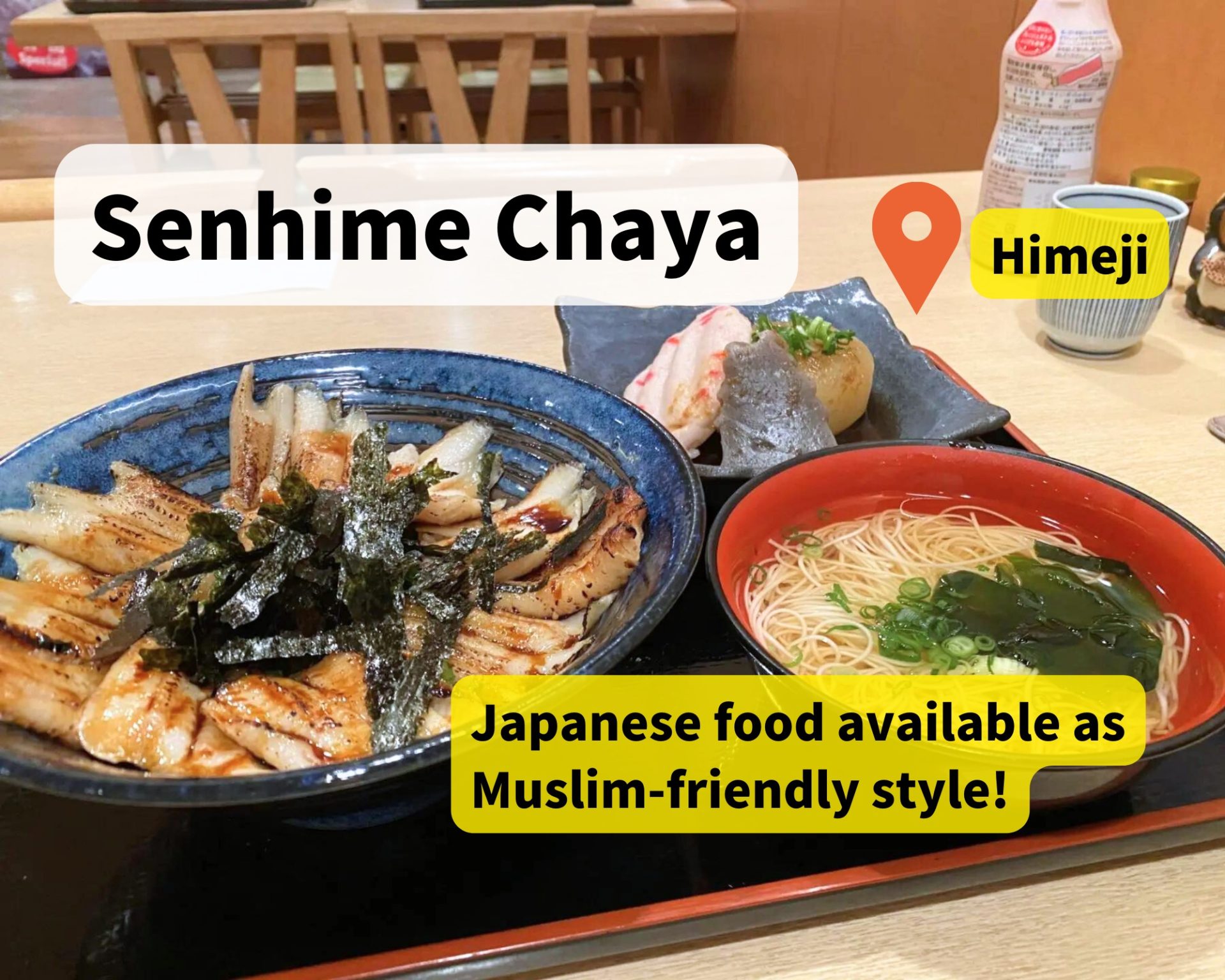 Halal food at Senhime Chaya, just a stone's throw away from Himeji ...