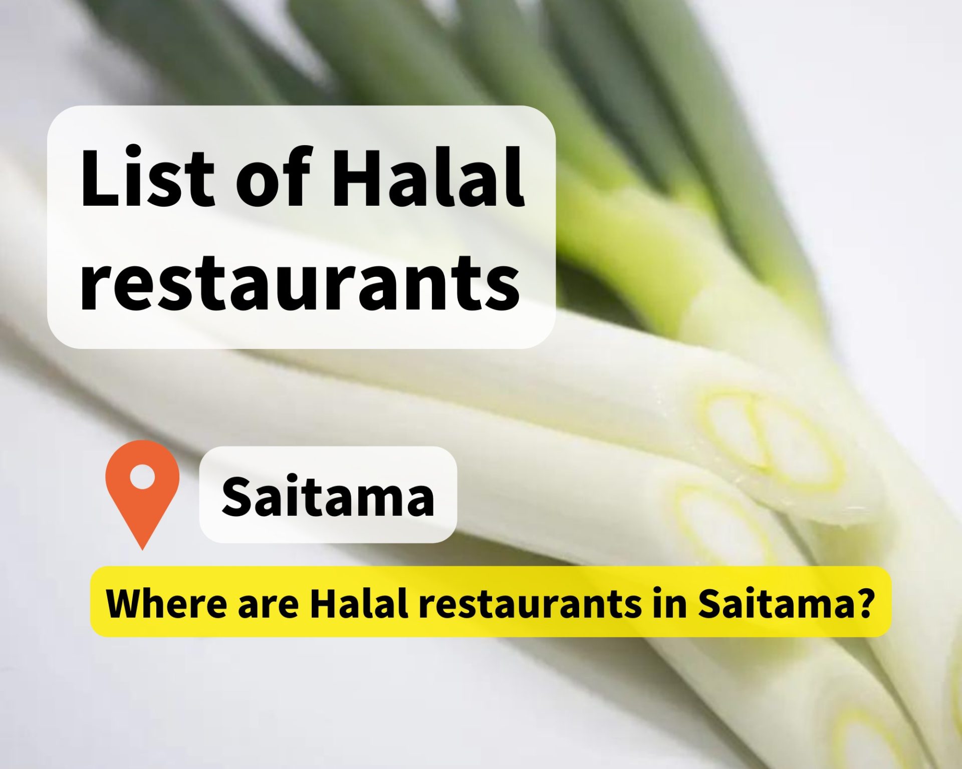 List of Halal restaurants in SAITAMA. | Paulonia
