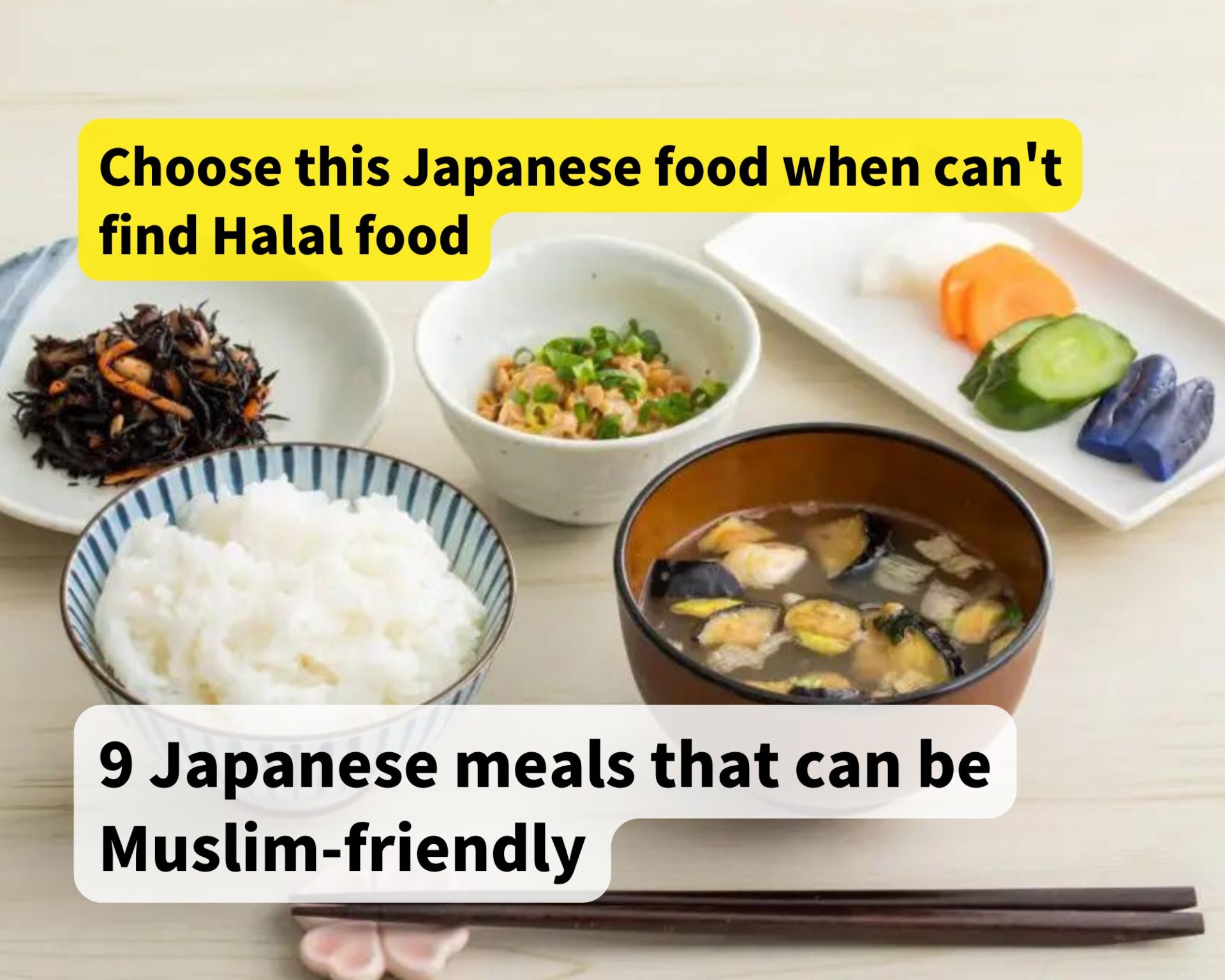 9 Halal Japanese meals that Muslims should choose when can't find a ...