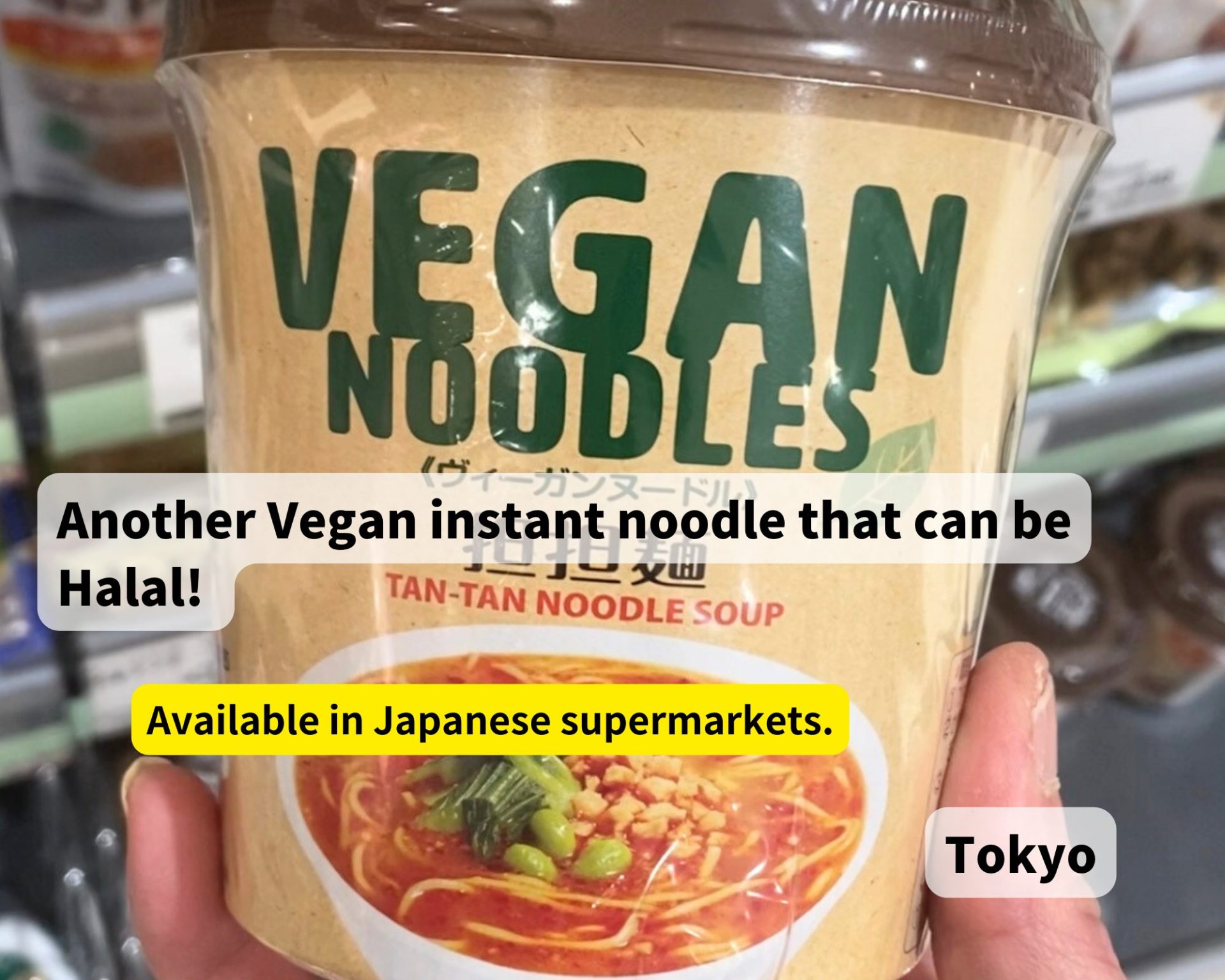 Another Vegan instant noodle that can be Halal! Available in Japanese ...