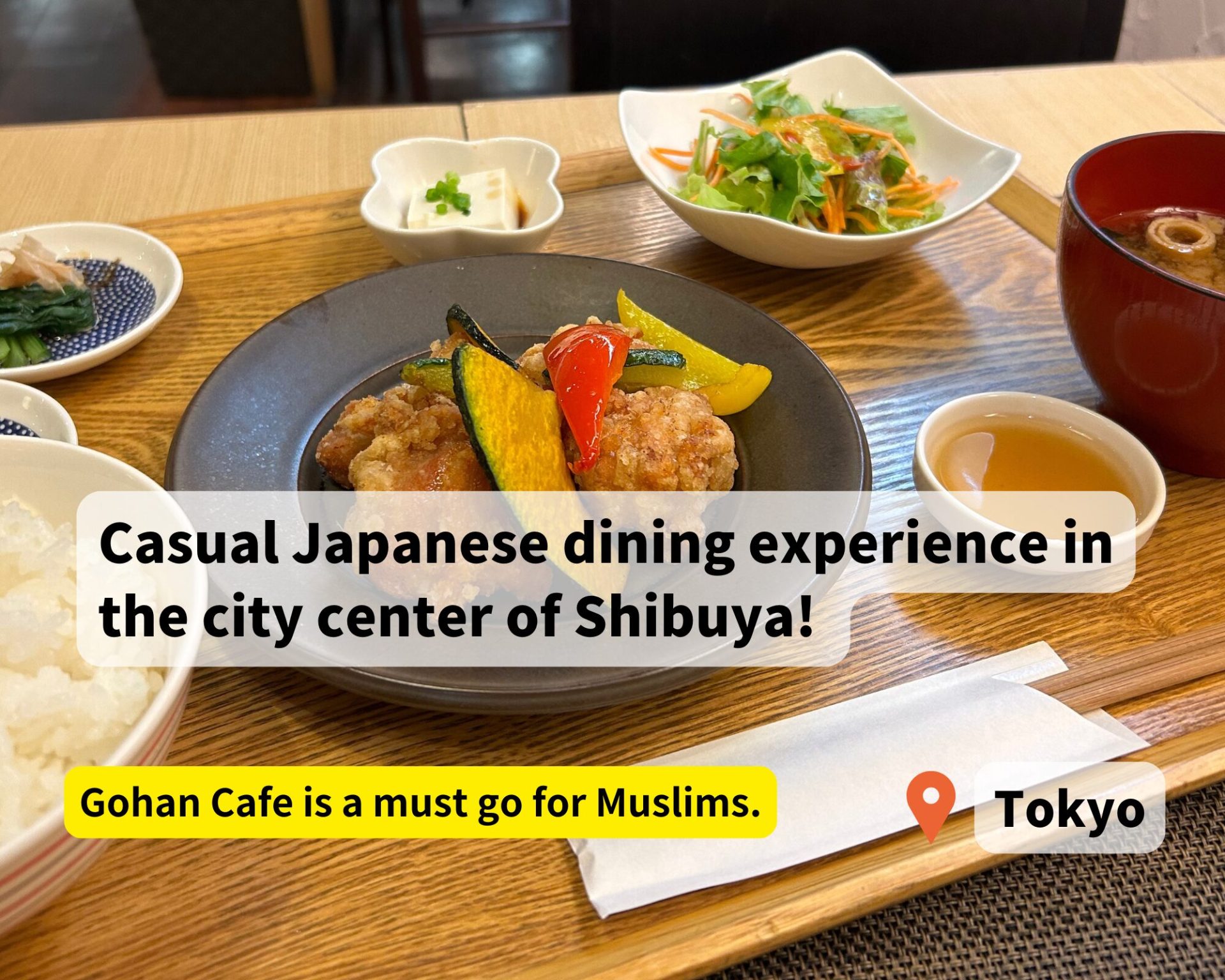 Casual Japanese dining experience in the city center of Shibuya! Gohan ...