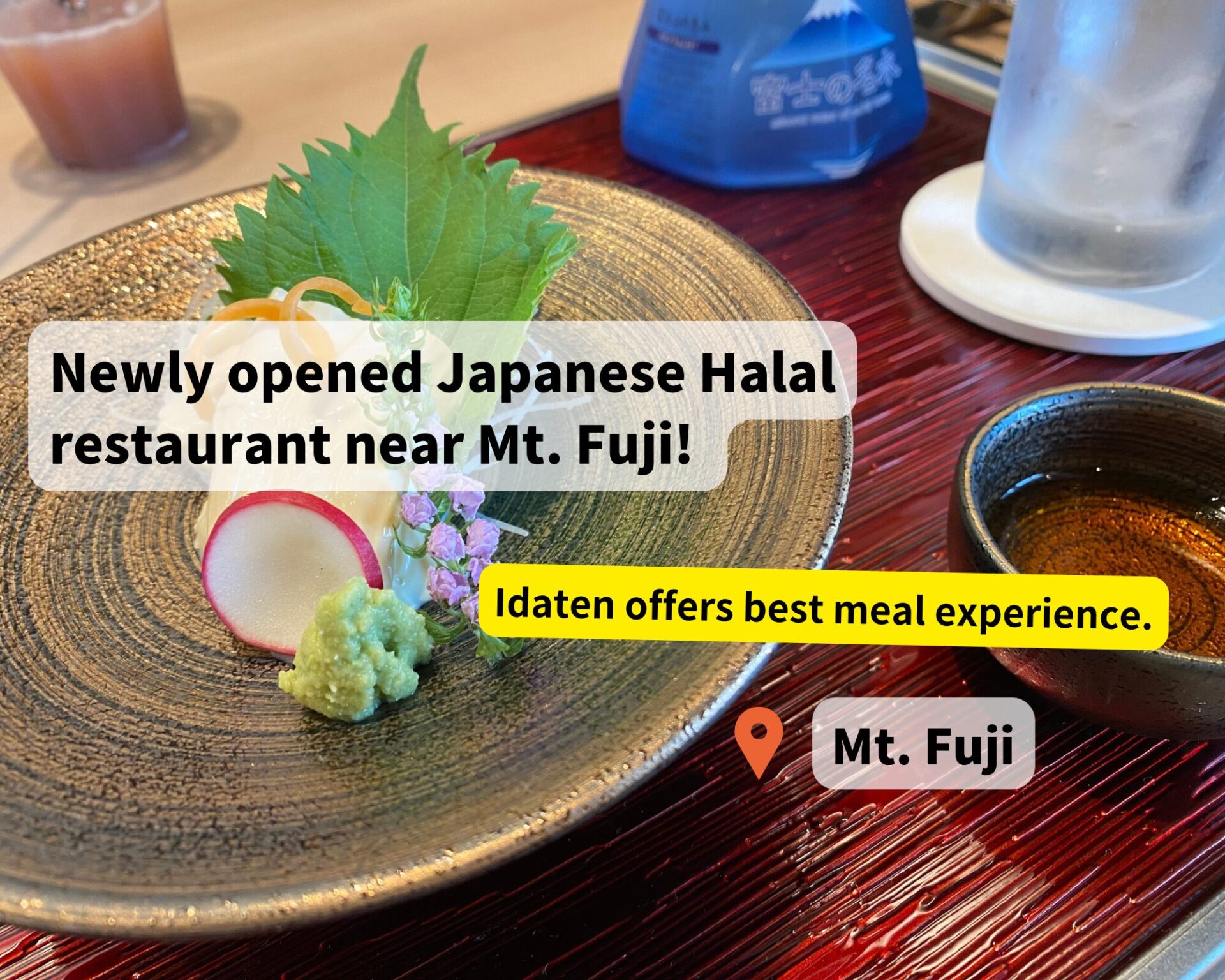Newly opened Japanese Halal restaurant near Mt. Fuji! Idaten offers ...